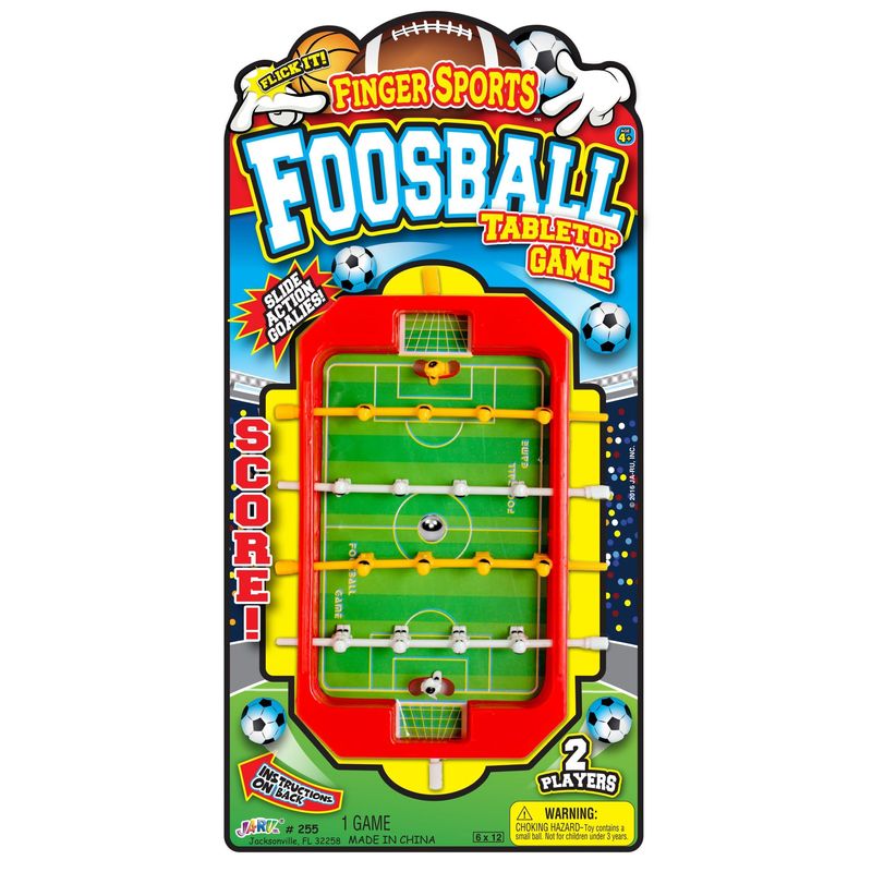 JA-RU Mini Foosball Table Game (1 Foosball Toy) Mini Arcade Tabletop ...