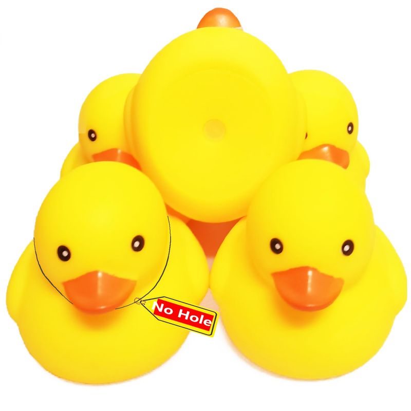 Kalafona Rubber Yellow Ducks/ Ducky No Hole Waterproof No Squeak Bath ...
