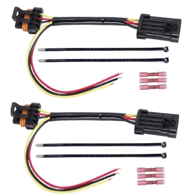 Muzzys (SET OF TWO) Tail Light Whip Power Harness Adapter Pigtail ...