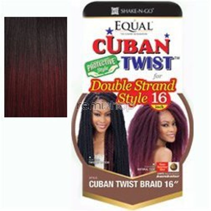 Freetress Equal Synthetic Hair Braids Havana Twist Style Cuban Twist 16 ...