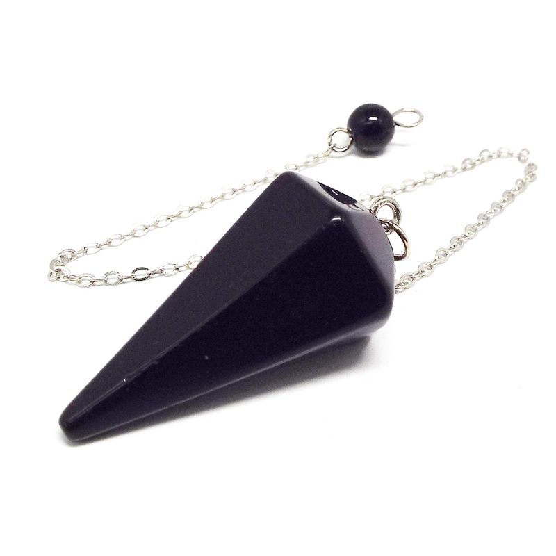 Natural Stone Power Stone Pendulum Dowsing Onyx Cut Type Accessory ...