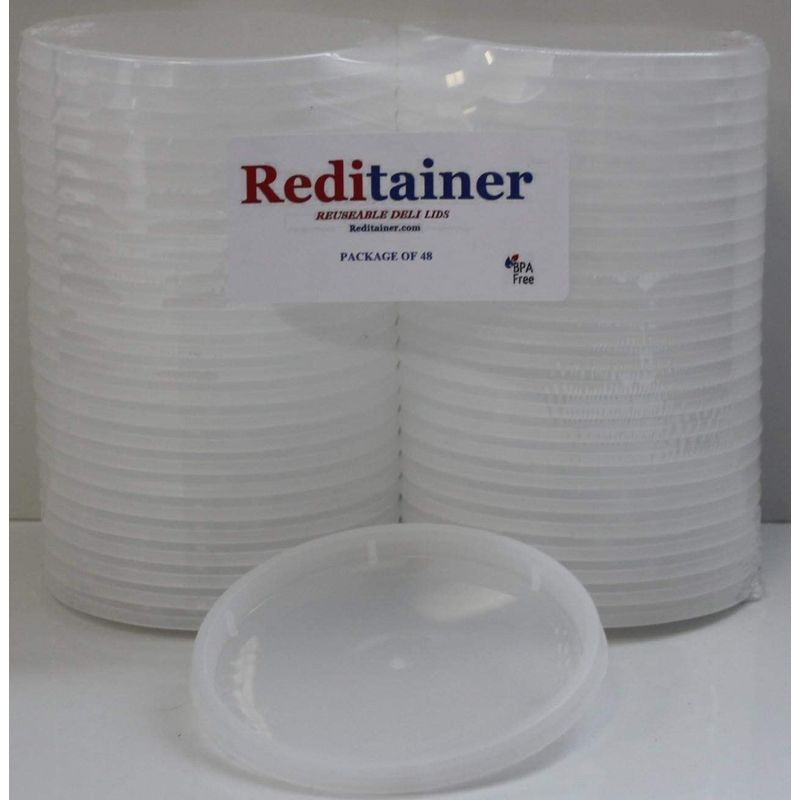 Reditainer® Deli Container Lids - Airtight Durable Plastic Lids ...