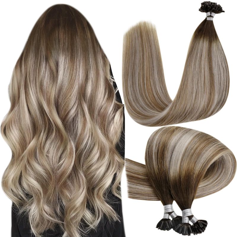 Hetto Balayage Extensions Bondings Echthaar Blond Keratin Bonding ...