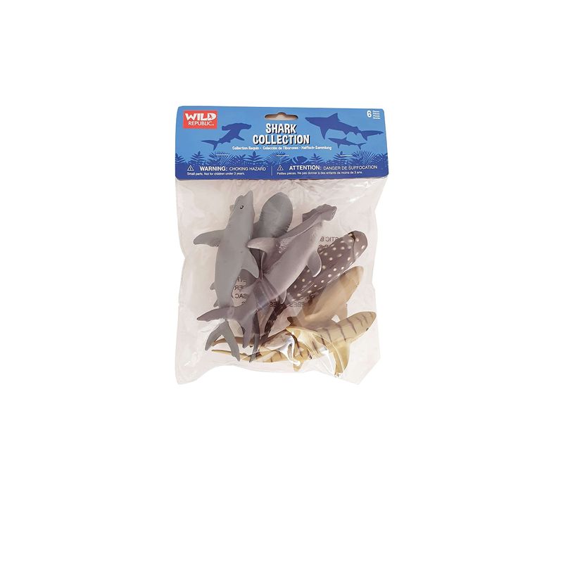 Wild Republic Shark Polybag, Educational Toys, Kids Gifts, Aquatic, Zoo ...