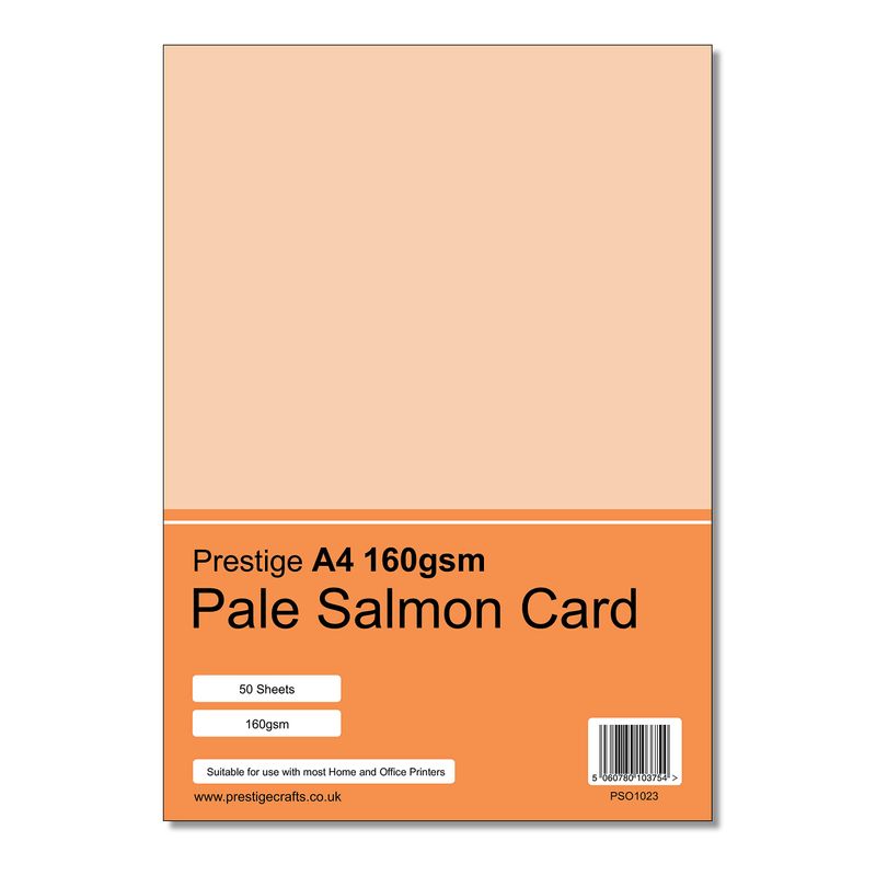 Prestige A4 160gsm Coloured Card Printing Inkjet Laser Craft Card - 50 ...
