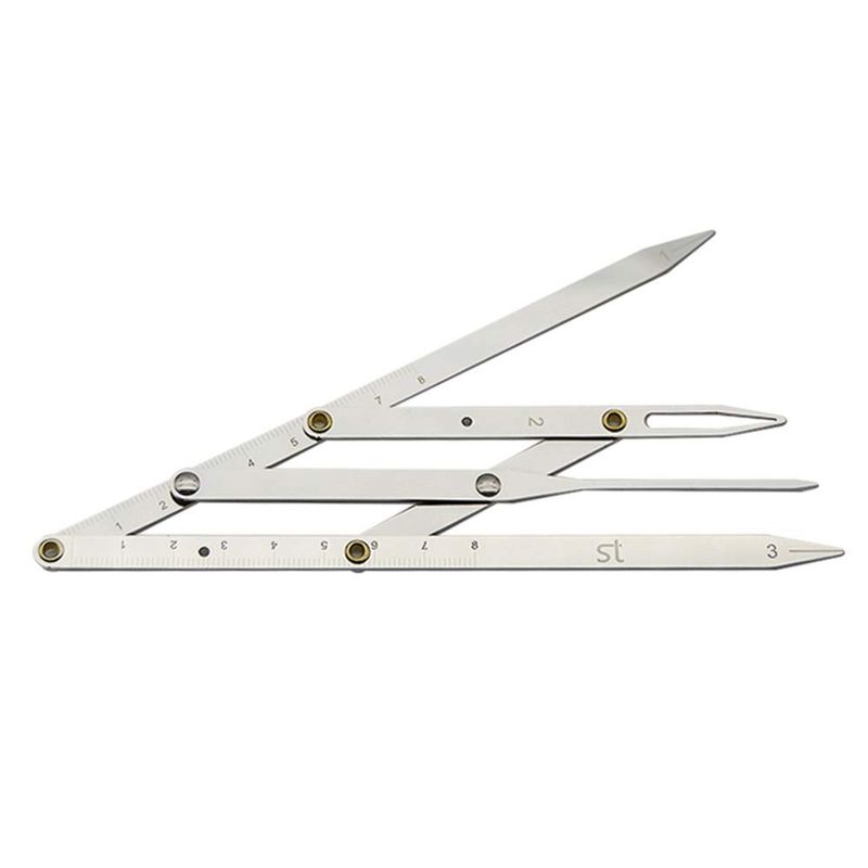 Golden Mean Calipers Stainless Steel Thrush Eyebrow Microblading Ruler ...
