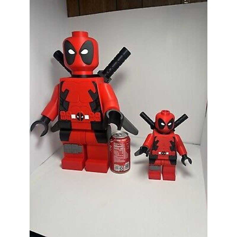 3D Printed Deadpool Lego Large Sized Figurine - 8.25" - Online ...