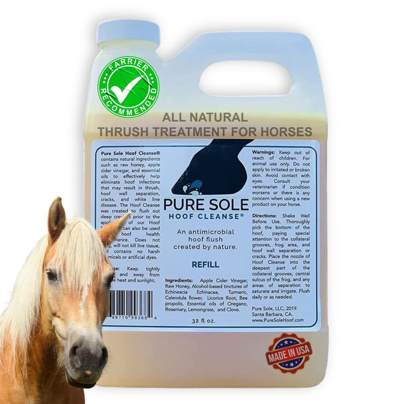 Pure Sole Horse Hoof Cleaner | Thrush Treatment for Horses - All ...