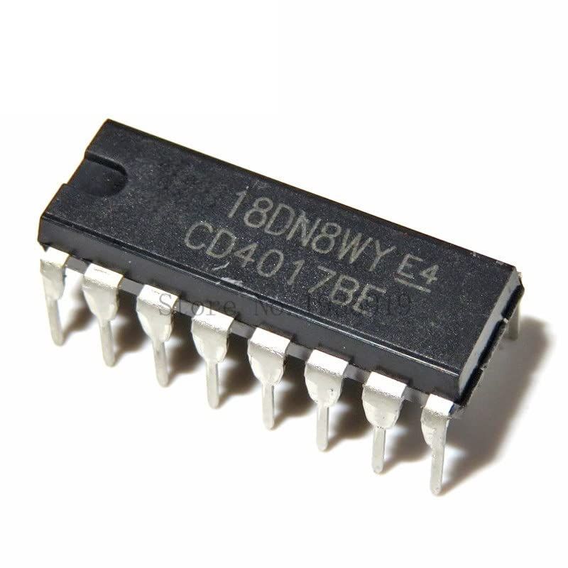 Kigauru IC Kits 10pcs/lot CD4017 CD4017B DIP-16 CD4017BE DIP 4017 IC ...