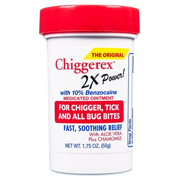 Chiggerex ORIGINAL MEDICATED OINTMENT for CHIGGER TICK and ALL BUG ...