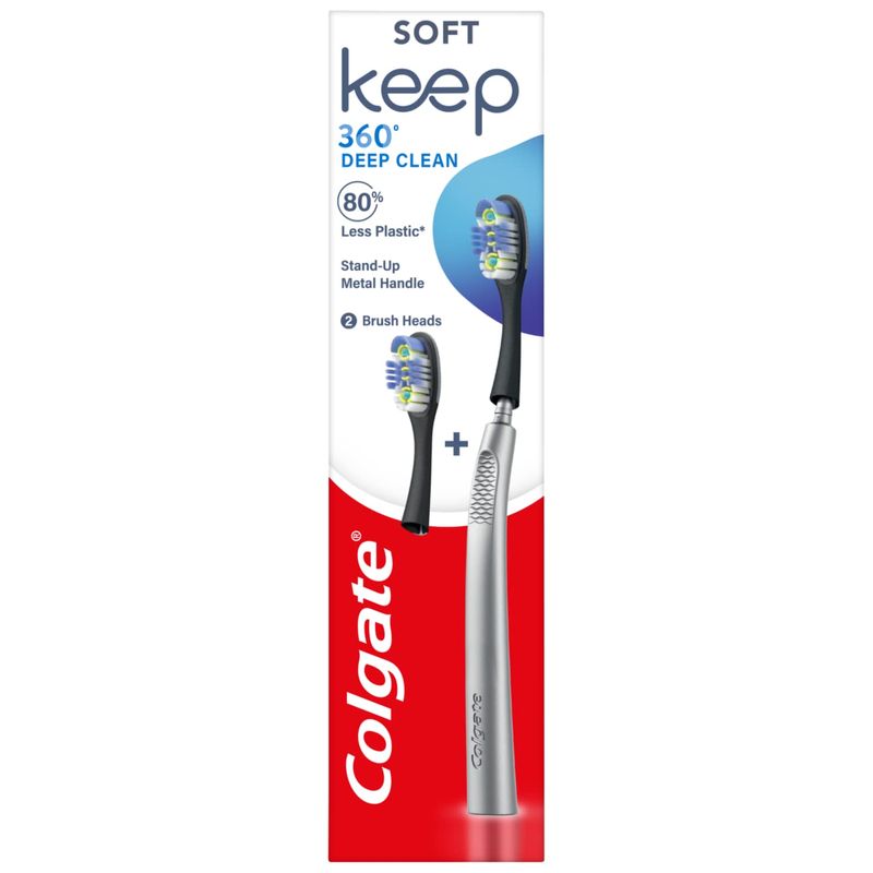 Colgate Keep 360 Deep Clean Toothbrush Starter Pack | Replaceable Head ...