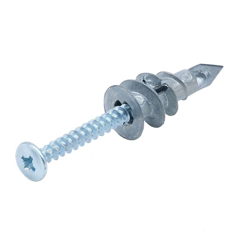 SEQUAL® Metal Driva Plasterboard Fixings & Screws (Pack of 25), Metal ...