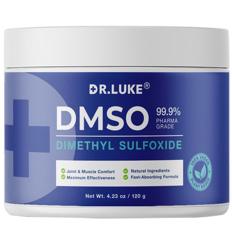 Dr. Luke Dmso Cream: 99.9% Pure Pharmaceutical Grade cream with Arnica ...