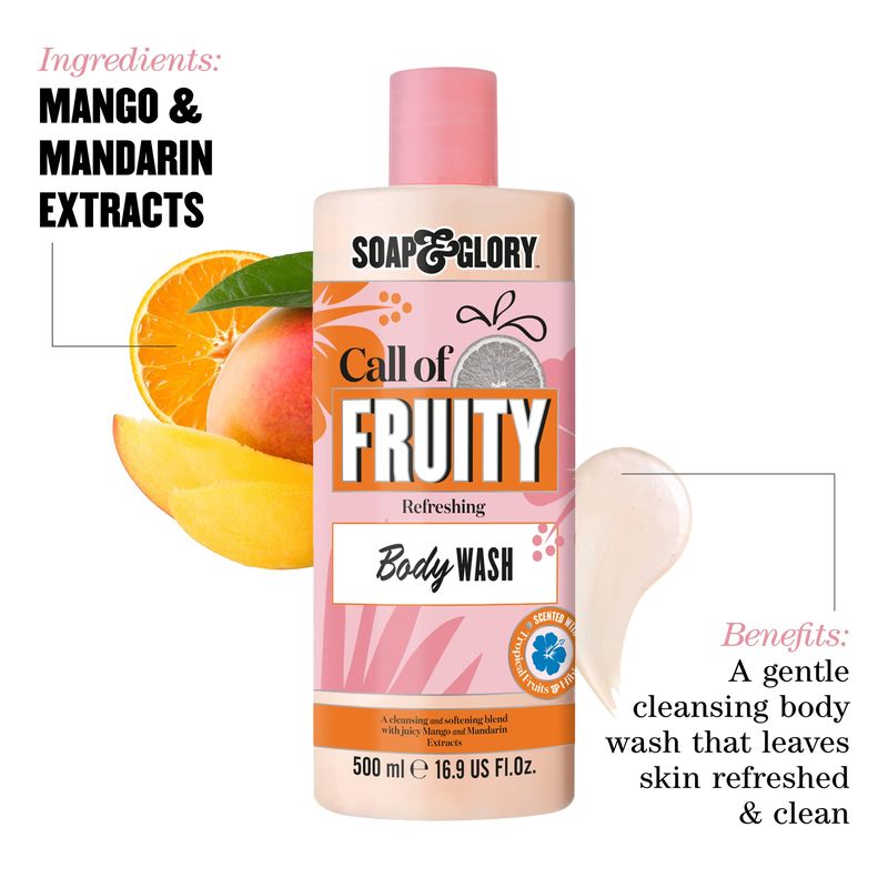 Soap & Glory Call of Fruity Bubble In Paradise Refreshing Body Wash ...