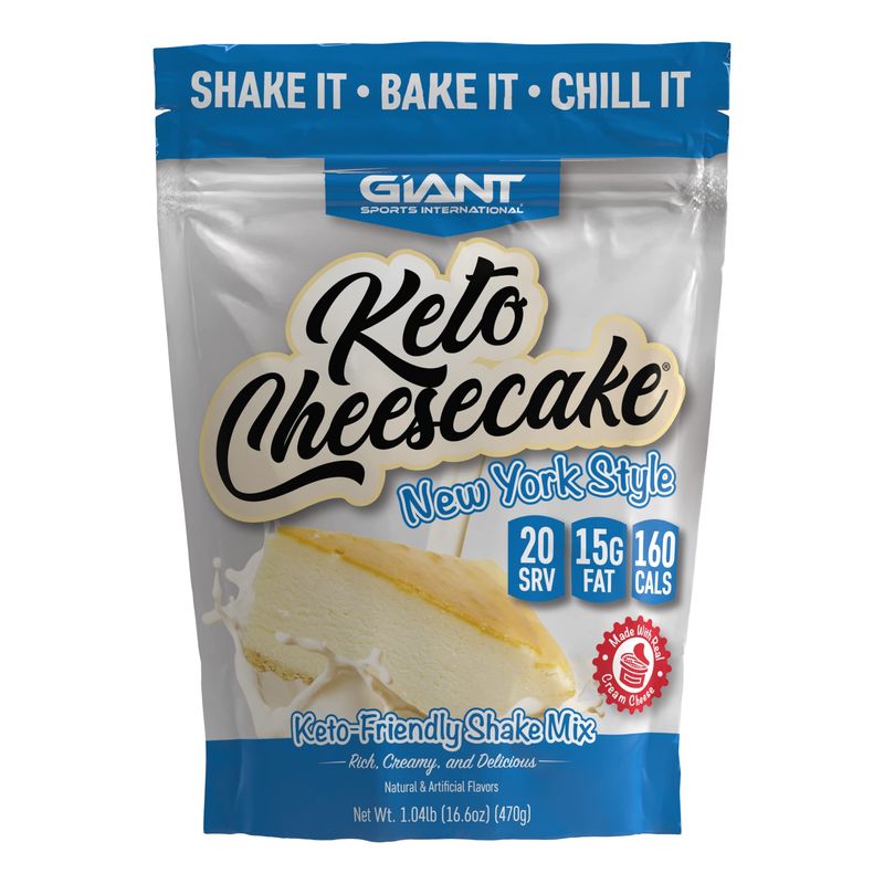 Giant Sports Keto Cheesecake Shake Mix Delicious Low Carb Ketogenic