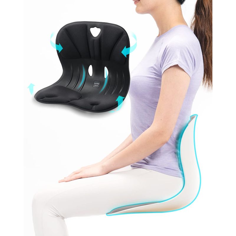 [Curble Chiar Wider] Ergonomic Lower Back Support, Lumbar Support Back ...