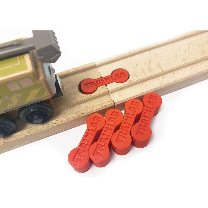 TrainLab.com DogBone Wooden Train Track Connectors, Adapters Compatible ...