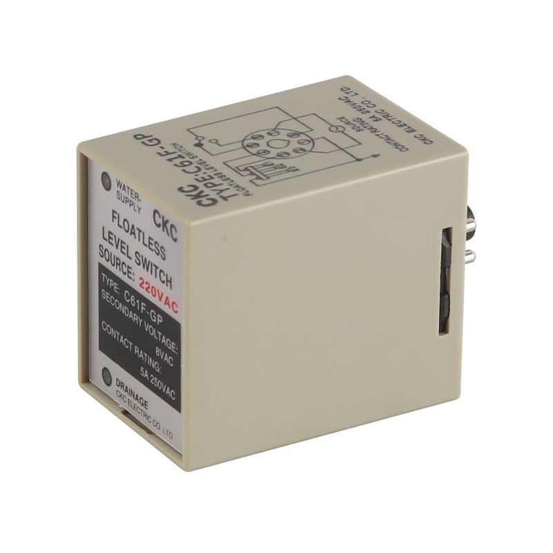 Laroal Floatless Level Switch C61F-GP AC220V Liquid Water Level Sensor Float Switch Level ...