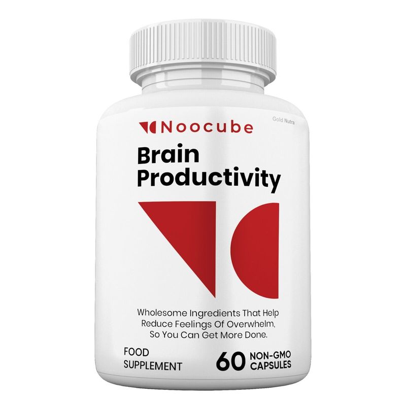 (1 pack) Noocube Brain Productivity Pills, Cognitive & Memory, Premium ...