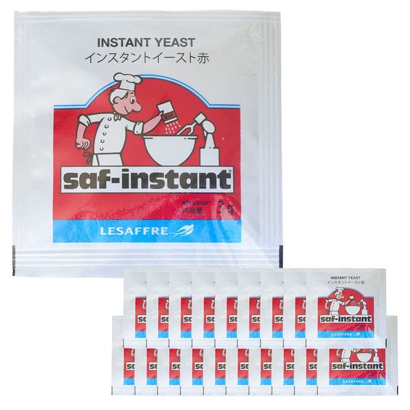 Saff Instant Dry Yeast Red, 0.1 oz (3 g) x 20 - EveryMarket
