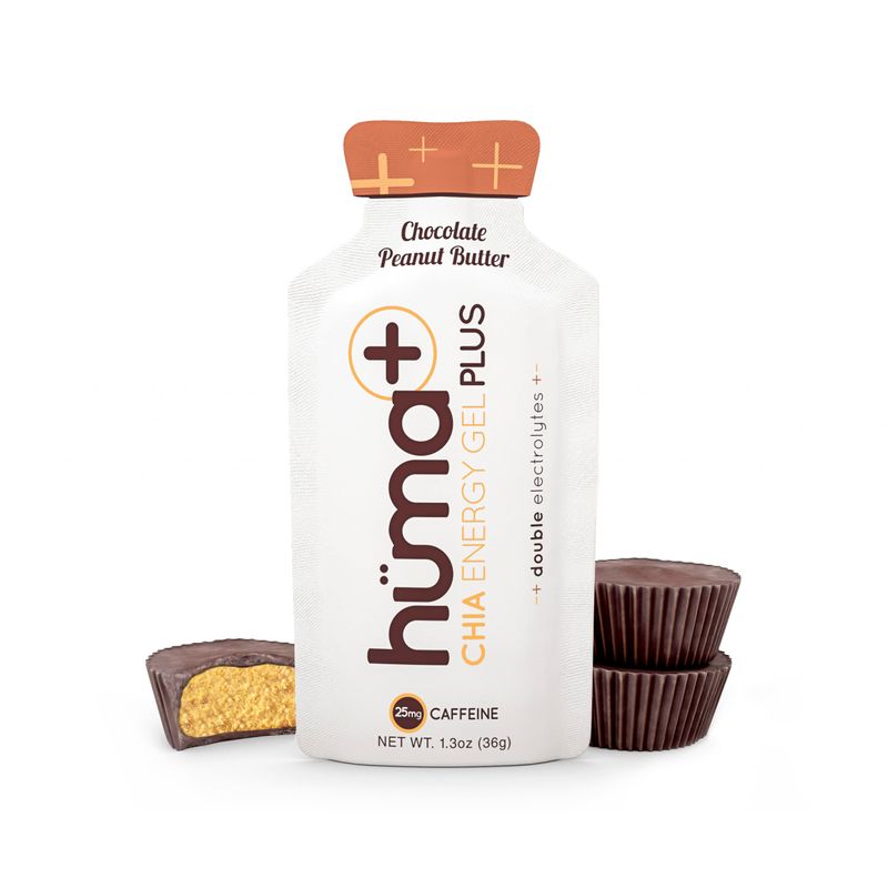 Huma Plus (Double Electrolytes) - Chia Energy Gel, Chocolate Peanut ...