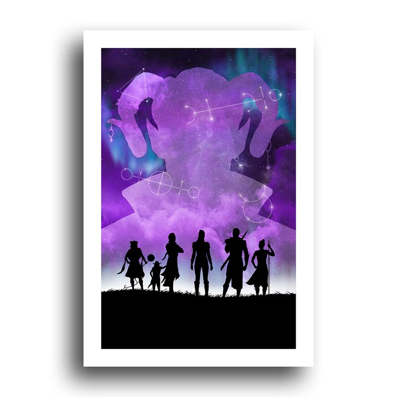 Mollymauk Tealeaf - Critical Role - 13x19.Original Minimalist Art ...