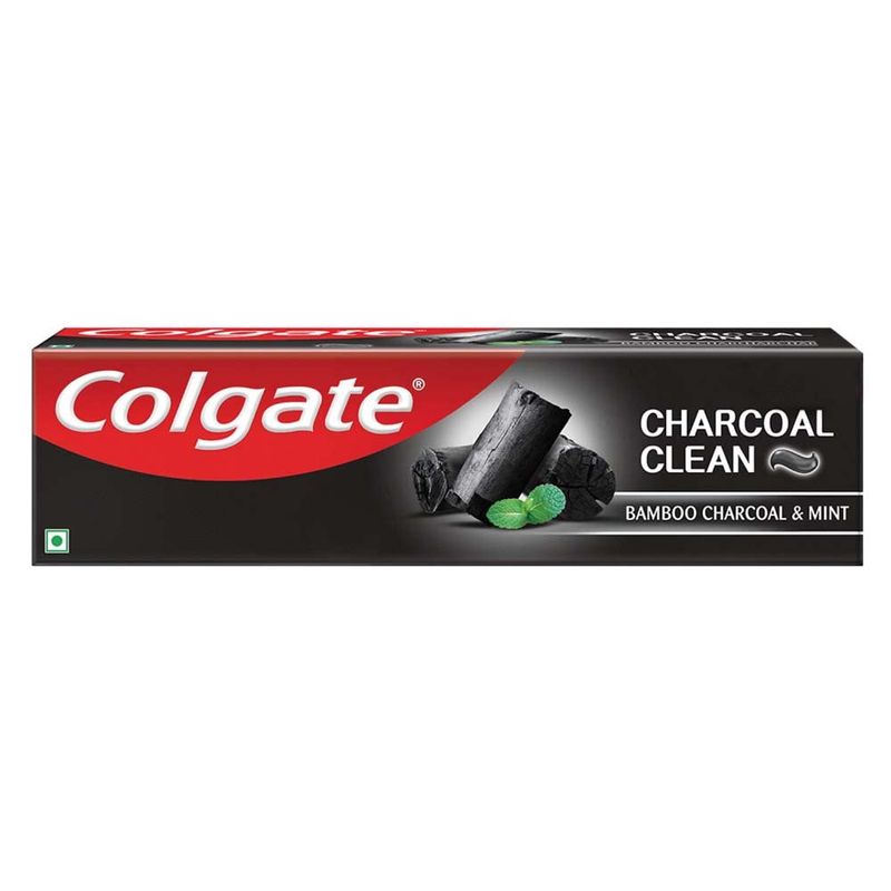 Colgate Charcoal Clean Toothpaste, Bamboo Charcoal and Mint - 120 g ...