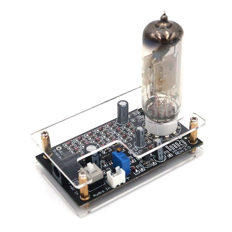 DollaTek Magic Eye 6E2 EM87 Tube Preamp Audio Level Indicator VU Meter ...