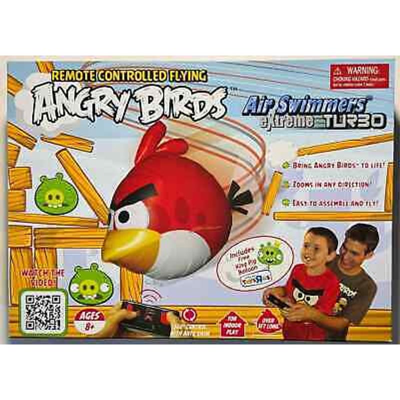 Angry Birds Air Swimmers Turbo Remote Control Flying Balloon RC Rovio ...