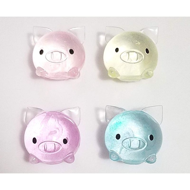 JM Future Crystal Glitter Pig Splat and Stick Ball Stress Relief ...
