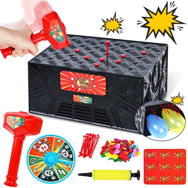 LovesTown Whack a Balloon Game, Balloon Popping Game Blast Box Balloon ...
