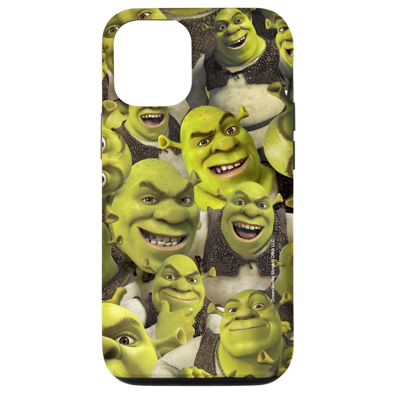 Case for iPhone 12/12 Pro Shrek Cool Epic All Shrek Faces Collage Logo ...