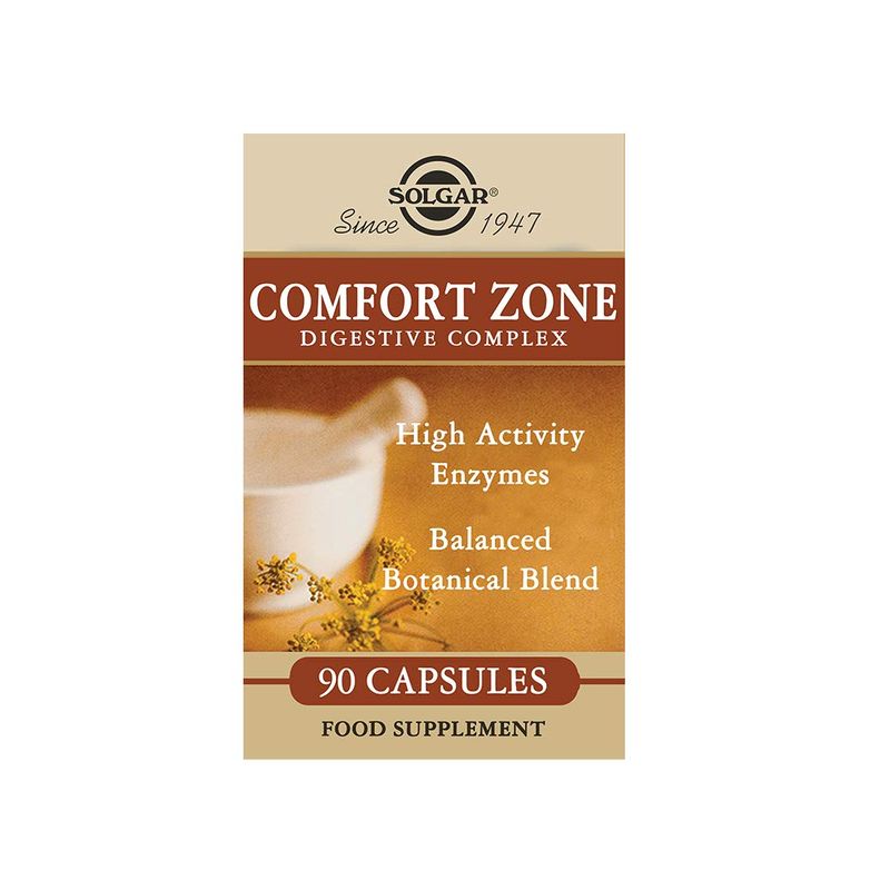Solgar Comfort Zone Digestive Complex, 90 Vegetable Capsules - Enzymes ...
