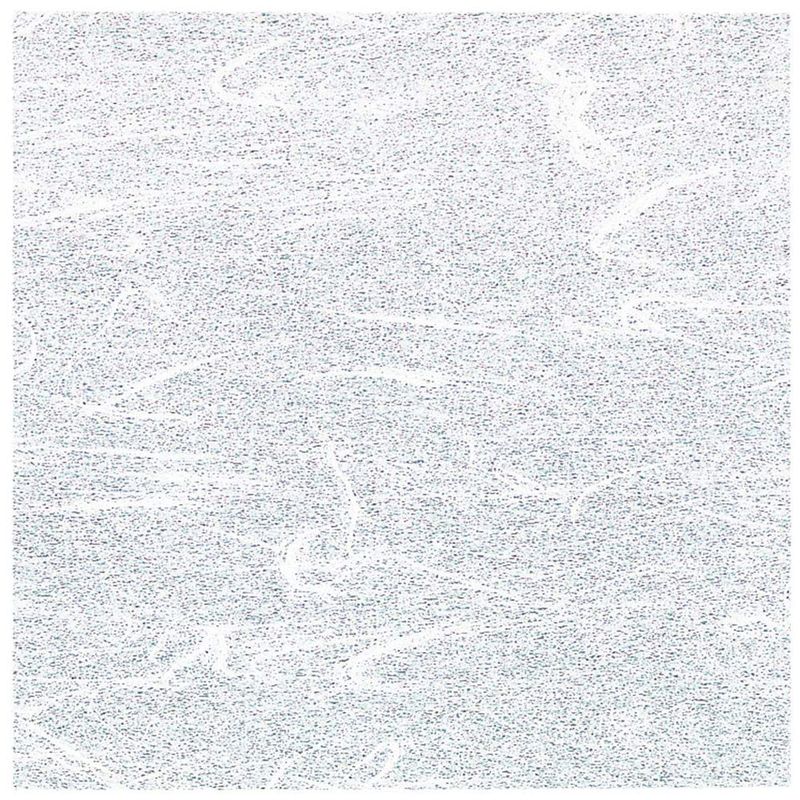 PE Double Sided Ramie Sheet Set of 100 White 5.9 inches (15 cm) Square ...