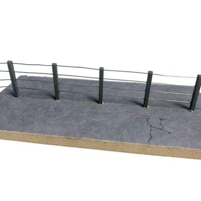 Scale Model Scenery LX378-OO Laser Cut 4ft Concrete Fence Posts For OO ...
