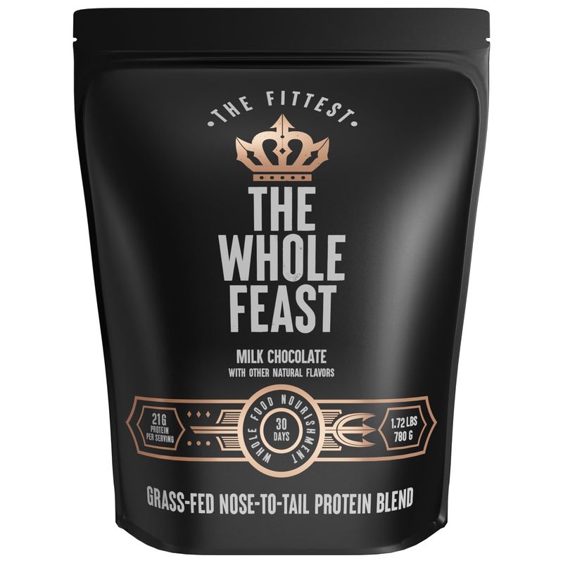 The Fittest Whole Feast Beef Protein Powder - Milk Chocolate - Nose to ...