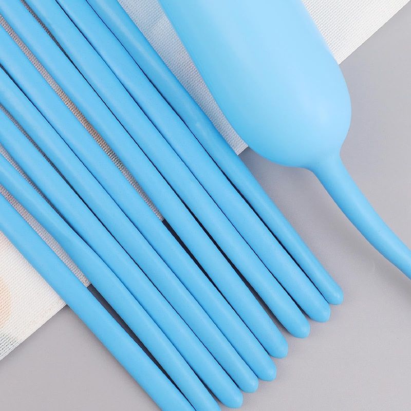 260 Balloons Light Blue, Thickened 100 Pack Long Balloons Twisting ...