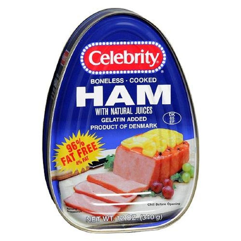 Celebrity Gelatin Added Boneless Ham 12 oz (6 Pack) - EveryMarket
