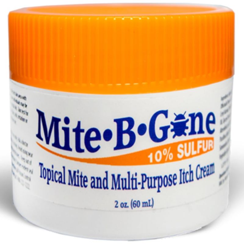 Mite-B-Gone 10% Sulfur Cream Itch Relief from Mites, Insect Bites, Acne ...