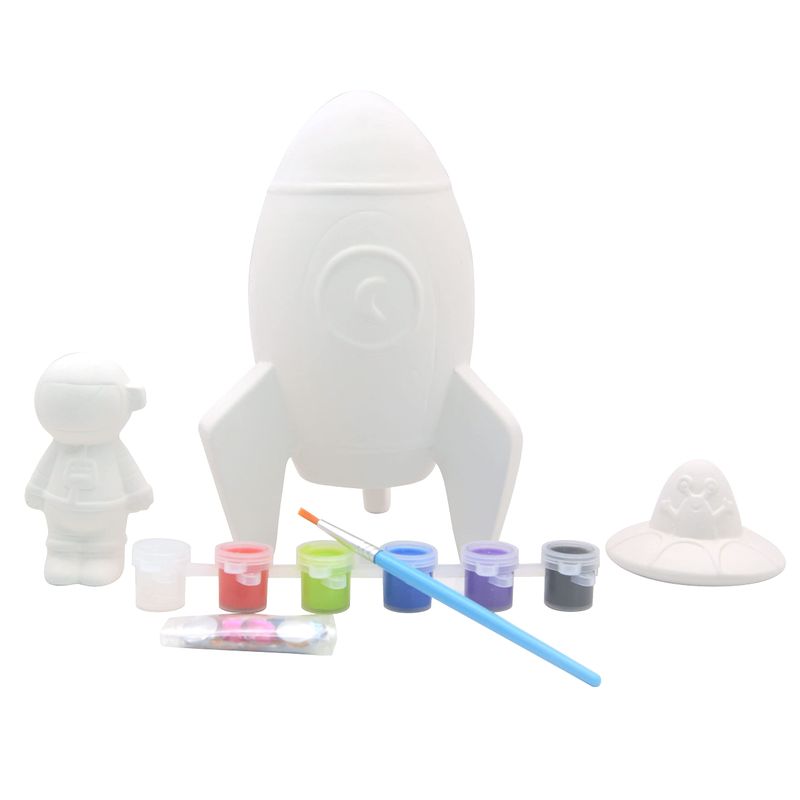 Ceramic Rocket Craft Kit by Creatology™ 3pc Ceramic Figures - Online ...