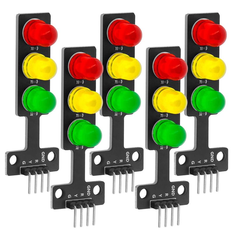 AZDelivery DIY Mini Traffic Light LED Display Board Module 3.3-5V 8mm ...