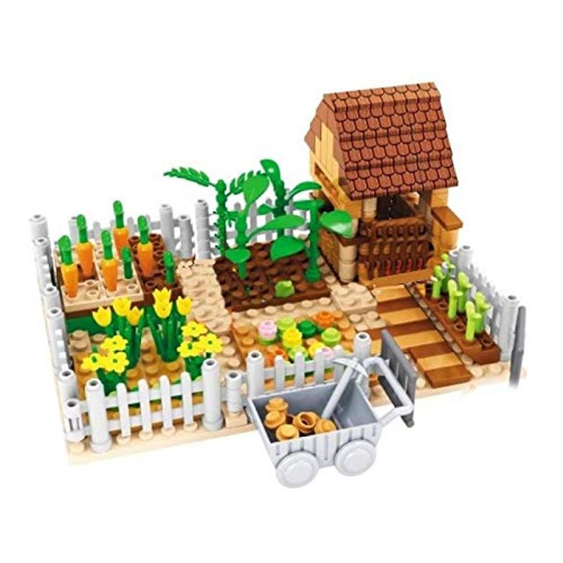 General Jim's Country Garden Farm House Working Fields Building Blocks ...