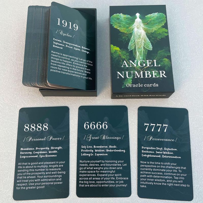 Angel Numbers Oracle Cards, Oracle Cards for Beginners, Angel Number ...