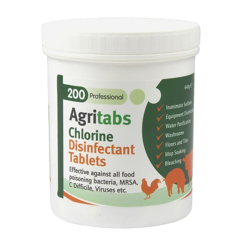 Hygiene4less Agritabs DEFRA Listed Poultry Drinking Water Purification ...