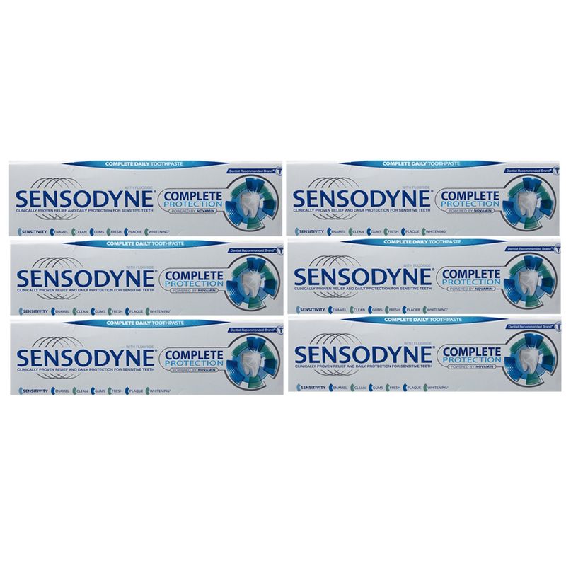 Sensodyne Complete Protection Toothpaste 75ml (Pack 6) - EveryMarket