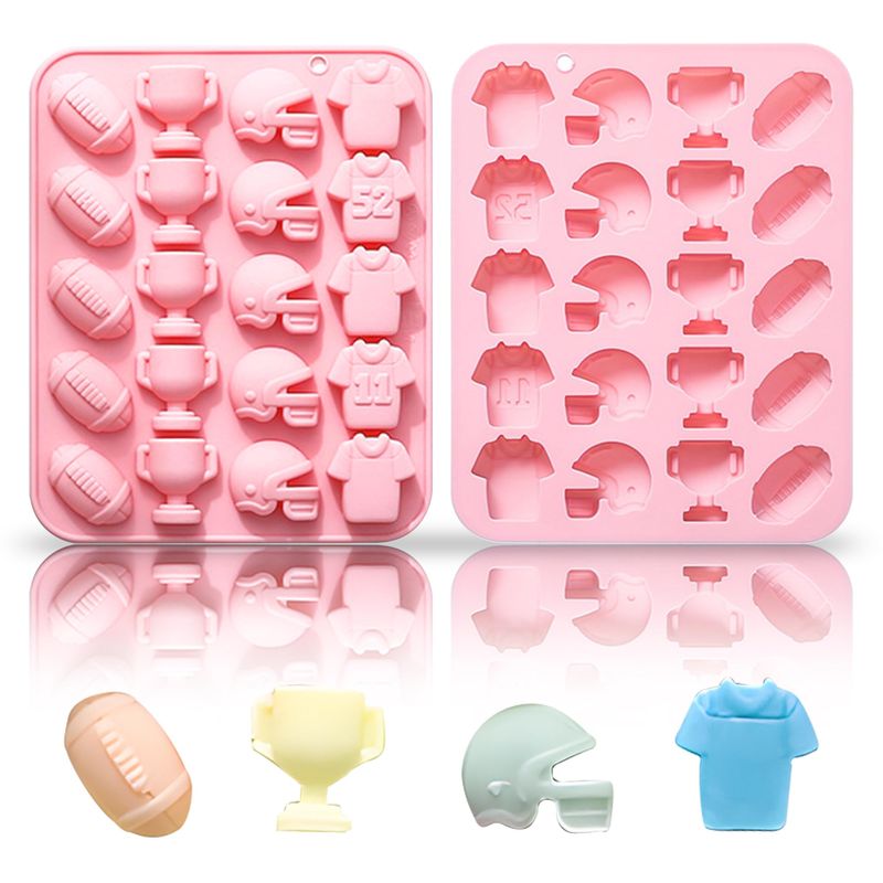 Baseball Chocolate Mold,Sports Theme Silicone Mold,20-Cavity Baseball ...