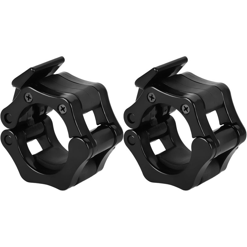 MaoNativey 2 Pcs Barbell Clamps, 30 MM Fast Release Barbell Collar ...