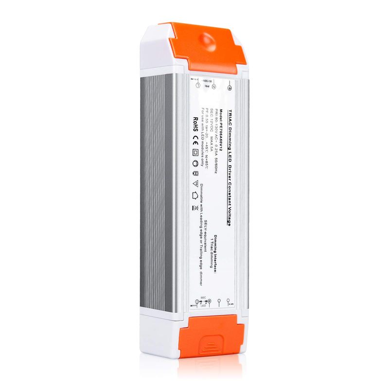 LEDMO Dimmable LED Driver 12V DC 60W Quiet Operation Universal ...