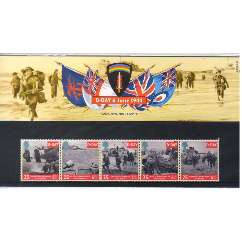 Royal Mail 1994 D Day Presentation Pack of Stamps - Online Marketplace ...