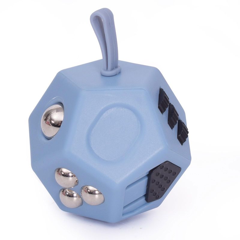 UOOEFUN Small Fidget Toys,12 Sided Fidget Toys,Mini Cube Toys Relief ...